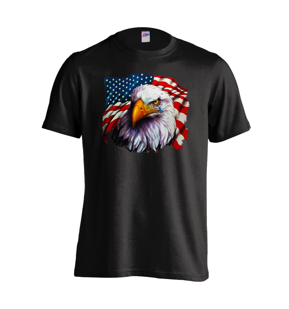 Eagle American Flag Tear